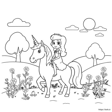 Coloriages Phoebe Et Sa Licorne