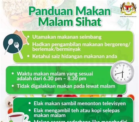 Panduan Makan Malam Sihat