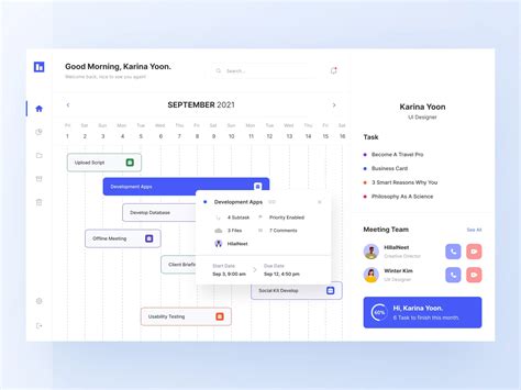 Timeline Calendar Dashboard Ui In 2025 Timeline Design Dashboard Ui Web Ui Design