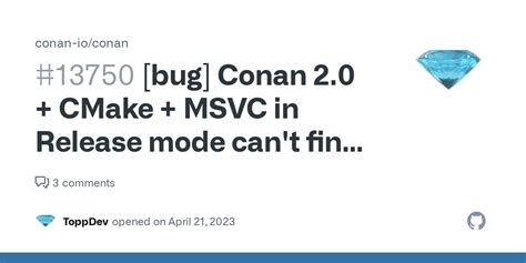 [bug] conan 2 0 cmake msvc in release mode can t find libraries