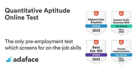 Quantitative Aptitude Online Test Candidate Screening Assessment Adaface