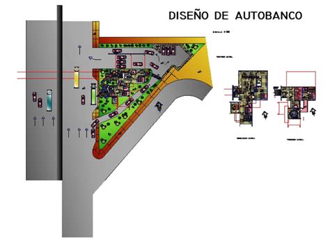 Banking Agency In AutoCAD Download CAD Free KB Bibliocad