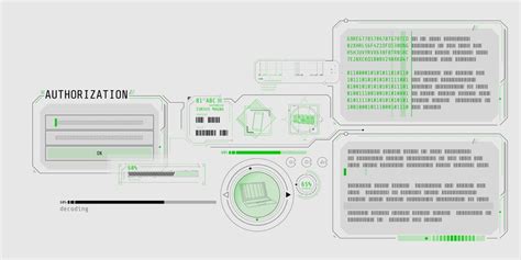 Premium Vector Data Decryption Program Interface With Authorization