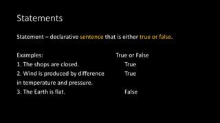 Ppt Geo D4 Logical Statements PPTX Educational Assessment Education