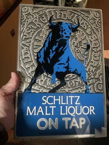 Schlitz Malt Liquor Bull Guide To Value Marks History Worthpoint