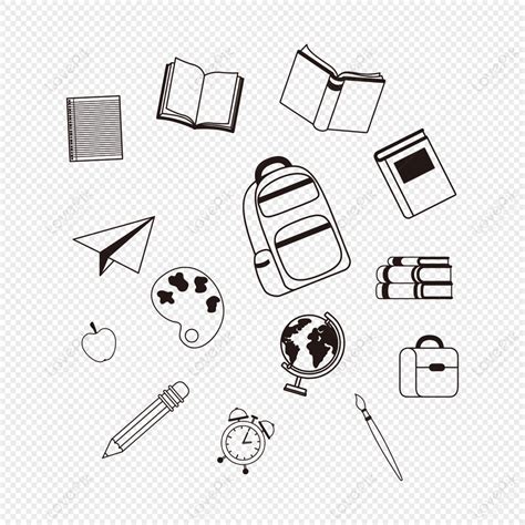 손으로 그린 학습 요소 Png 일러스트 무료 다운로드 Lovepik