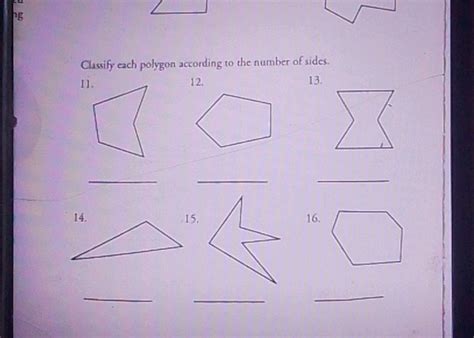 Classify Each Polygon According To The Number Studyx