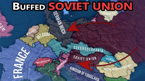 BUFFED Soviet Union - Worldwide Cinematic HOI4 Timelapse - YouTube