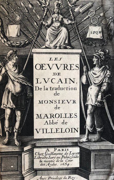 Lucain Les Oeuvres De Lucain Contenant Lhistoire Des Catawiki