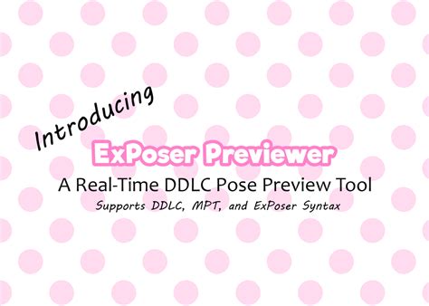 Introducing Exposer Previewer A Ddlc Pose Previewer For Ddlc Mpt And Exposer In Ddlc Rddlcmods