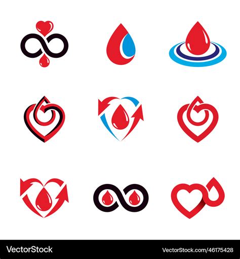 Created On Blood Donation Theme Transfusion Vector Image