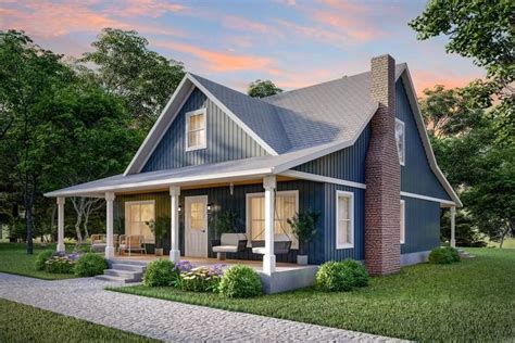 Plan 810019rbt 1600 Square Foot Country Home Plan With Two Flex Rooms