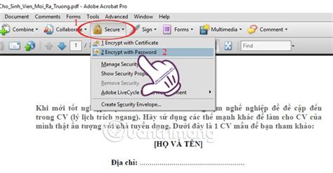 How To Create A Password Enhance The Security Of PDF Files