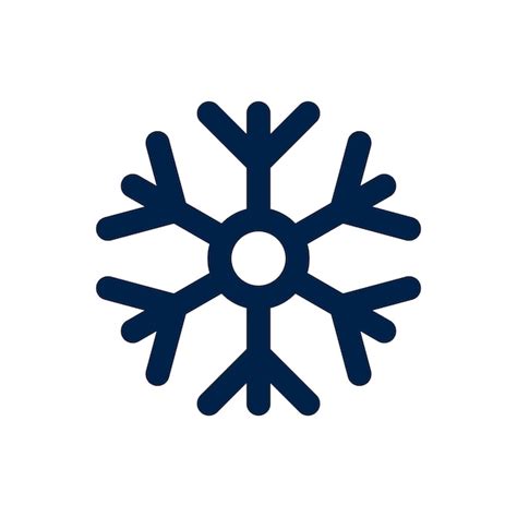 Premium Vector Snowflake Icon Vector Sign Symbol