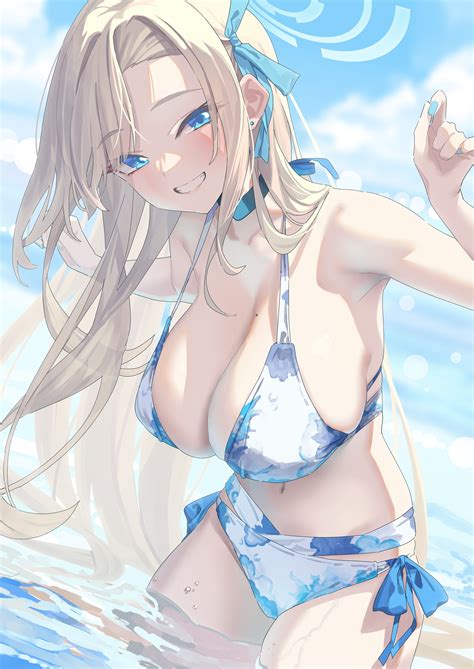 Baffu Asuna Blue Archive Blue Archive Absurdres Highres 1girl