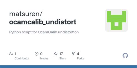 GitHub Matsuren Ocamcalib Undistort Python Script For OcamCalib