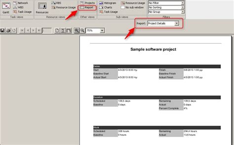 projectlibre tutorial part 5 reports exporting to excel