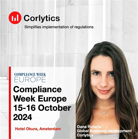 Corlytics On Linkedin Compliance Regulatoryrisk Complianceweekeurope