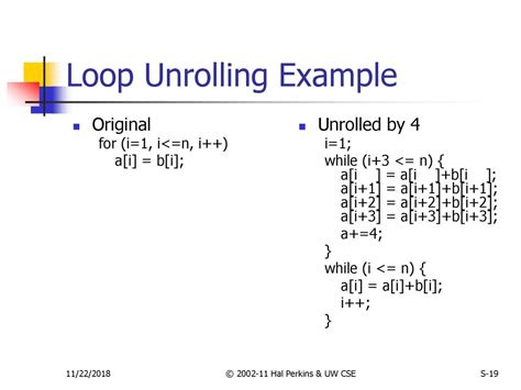 Optimizing Transformations Hal Perkins Autumn Ppt Download
