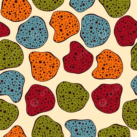 Vector Seamless Funky Pattern Retro Dot Swirl Vector Retro Dot Swirl