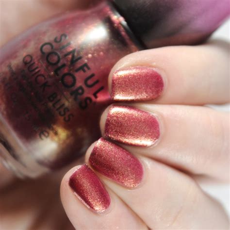 Sinful Colors ‘quick Bliss Shades Swatches And Review Gingerly Polished