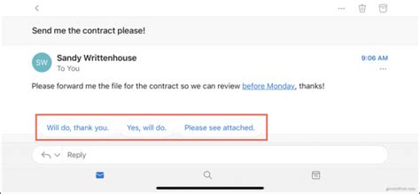 How To Use Suggested Replies In Microsoft Outlook