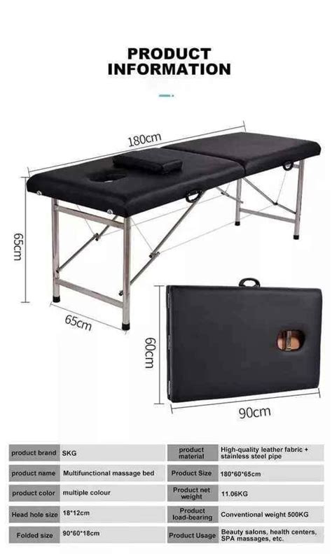 Massage Bed Portable Lightweight Folding Massage Table Msg 30 Health