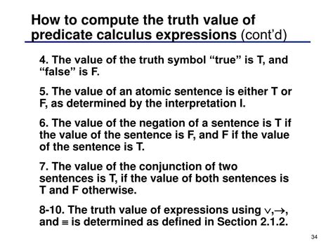 PPT The Predicate Calculus PowerPoint Presentation Free Download ID 196810