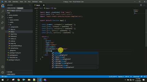 React Credit Card Youtube
