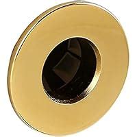 BWE Gold Bathroom Sink Basin Trim Overflow Cover Brass Insert In Hole Round Caps Amazon Com