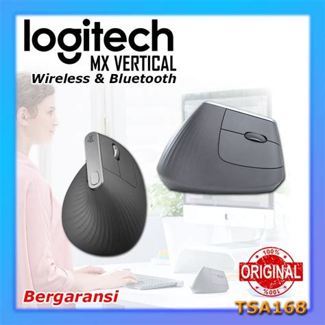 Jual Logitech Mx Vertical Mouse Wireless Bluetooth Bekas Bergaransi Shopee Indonesia