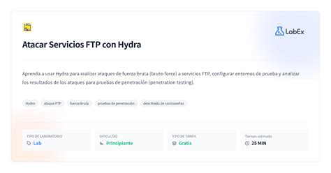 Atacar Servicios Ftp Con Hydra Labex
