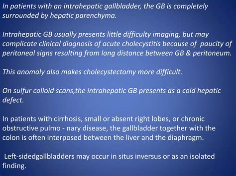 Gall Bladder And Biliary Tract Anomalies And Variants Pptx
