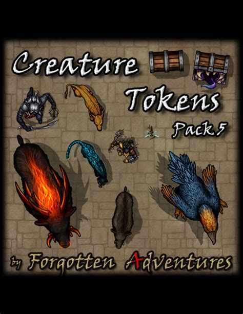 Creature Tokens Pack ForgottenAdventures DriveThruRPG