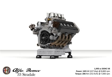 Alfa Romeo 33 Stradale Engine