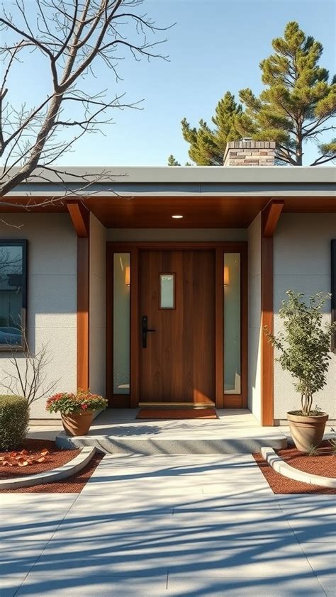 20 Stunning Mid Century Modern Front Door Designs To Inspire Your Home