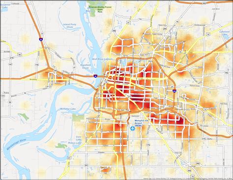 Memphis Crime Map Gis Geography