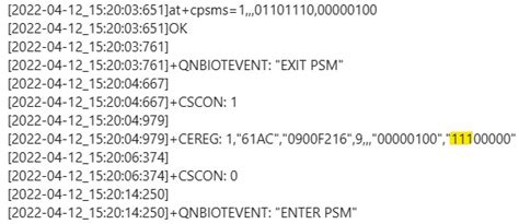 PSM With BC K GL AT Command And Quecopen Example LPWA Module Quectel Forums