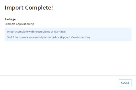 Kb 1738 How To Check Whether An Application Import Was Successful