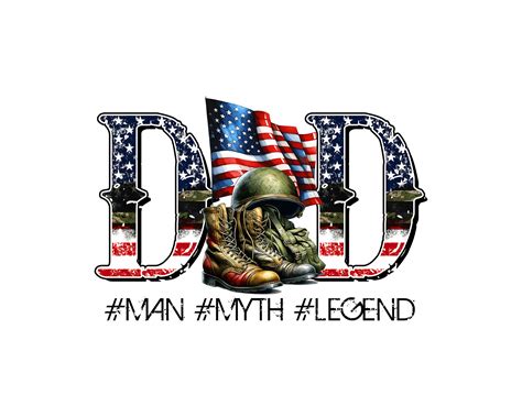 Dad Man Myth Legend Tree Life Designs