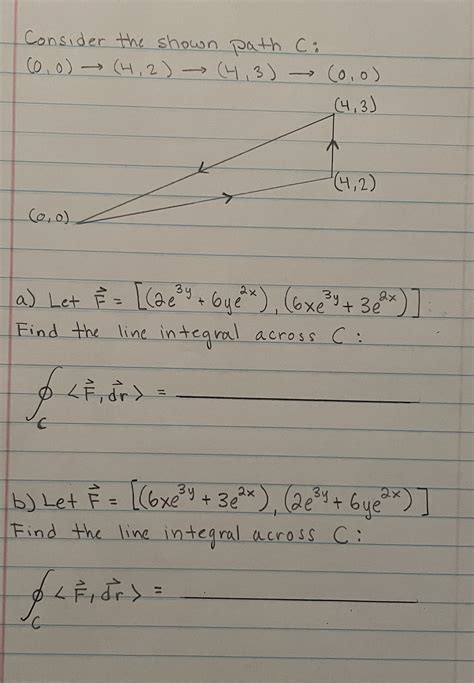 Solved Consider The Shown Path C Chegg
