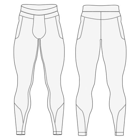 Premium Vector Mens Thermal Compression Tights Pants Sports Design