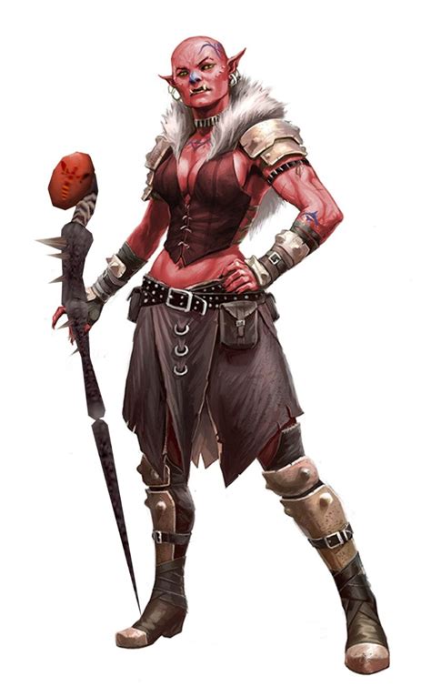 Scarlet Hornet Hobgoblin Sorceress Goblin Hunter Art Dnd Goblin