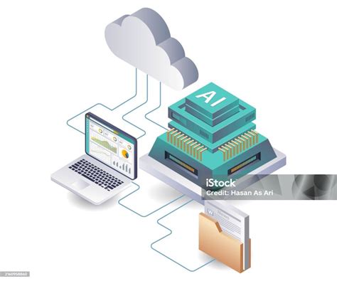 Artificial Intelligence System For Server Data Analysis Stock Illustration Download Image Now