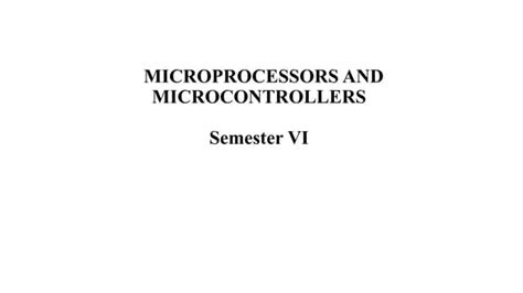 8051 Programing In Cpptx This Is Ppt On 8051 Programming Pptx