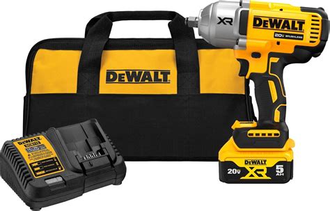 Dewalt 20v Max Kit De Llave De Impacto Inalámbrica Anillo De 12