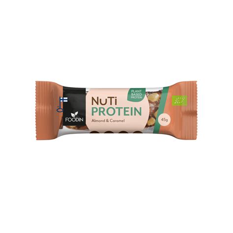 Foodin Nuti Protein Bar Mandel Og Karamell Allergikost