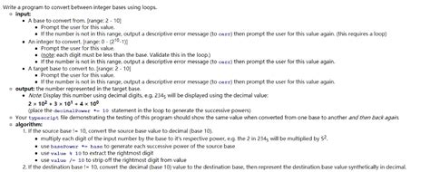 solved write a program to convert between integer bases