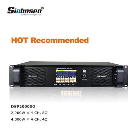 Sinbosen Dsp Q W Channel Dsp Power Amplifier With Dsp Audio Software Artofit