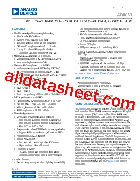 AD FMCA EBZ Datasheet PDF Analog Devices